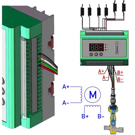 Stepper Motor Pulses Modulator As Superheat Controller Provide
