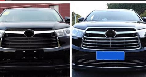 For Toyota Highlander 2014 2015 2016 Front Bumper Upperlower Grille