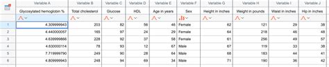 GraphPad Prism User Guide Prism S Eight Data Table Formats