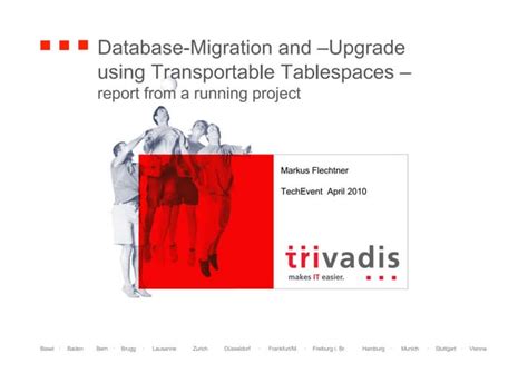 Database Migration And Upgrade With Transportable Tablespaces Ppt