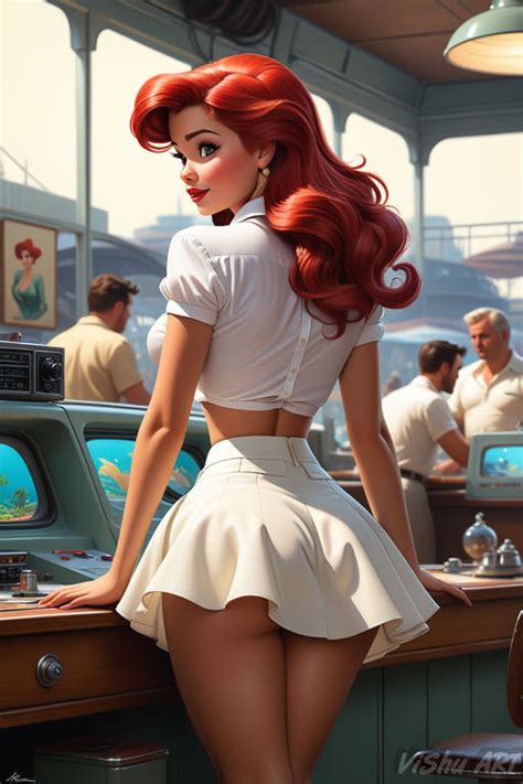 Sexy Ariel Pin Up By Sintarin On Deviantart