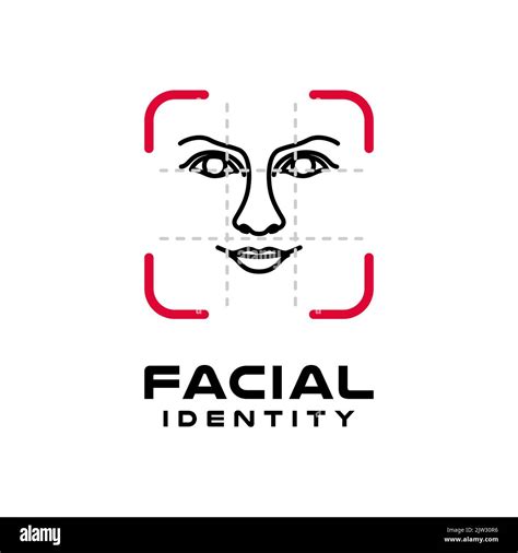Face Id Logo Face Recognition Vector Design Stock Vector Image And Art Alamy