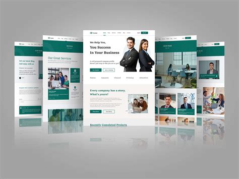Business Consultan Landing Page UIUX Design On Behance