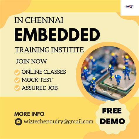 Best Embedded Training Institute In Chennai By Embedded Training Plc Training Final Year