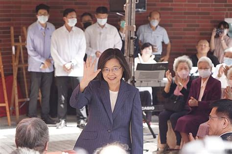 蔡總統淡水出席馬偕紀念大樓落成啟用（2）圖 中央通訊社 Line Today