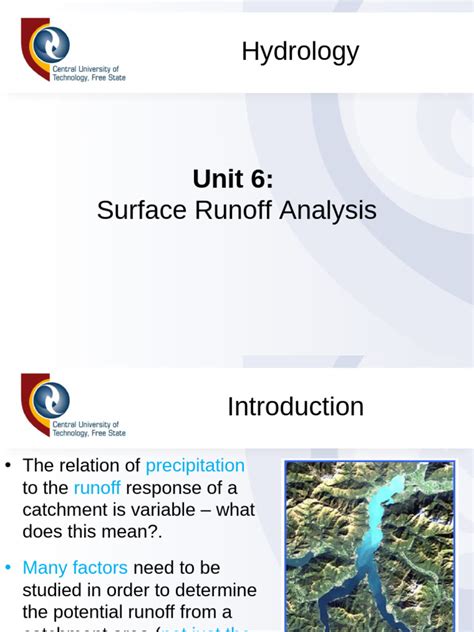 Unit 61 Surface Runoff Analysis Pdf Drainage Basin Surface Runoff