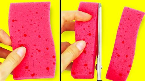 22 Genius Sponge Life Hacks Youtube