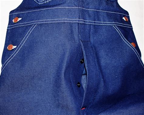 Round House Made In Usa Classic Blue Denim Button Fly Bib Overalls ラウンド