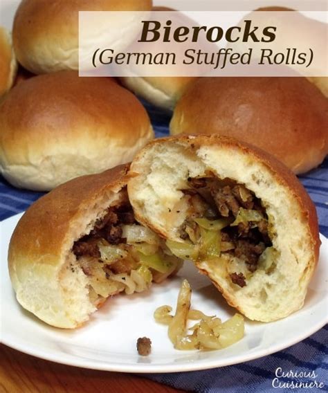 German Cabbage Rolls Bread Bierocks German Stuffed Rolls German