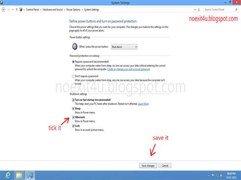 How To Enable Hibernate Option In Windows 8 Pro ~