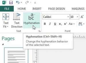 How To Remove Hyphens From A Text Box In Publisher 2013 Solve Your Tech