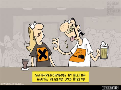 Gefahrensymbole Im Alltag Heute Reizend Und ätzend Debestede