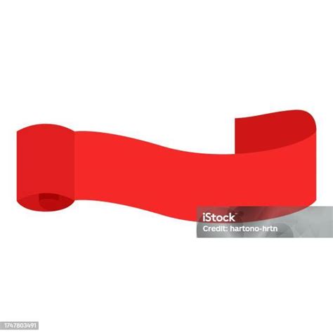 빨간색 리본 요소입니다 벡터 그림입니다 청첩장 미적 장식 소셜 미디어 게시물 배너 프로모션 광고 등에 적합합니다 0명에 대한 스톡 벡터 아트 및 기타 이미지 Istock