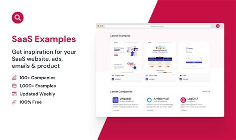 Saas Examples Une Plateforme Qui Réunit Des Contenus Orientés Saas Saas Examples Une Plateforme Qui Réunit Des Contenus Orientés Saas