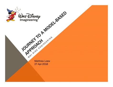 Journey To A Model Based Approach Ppt