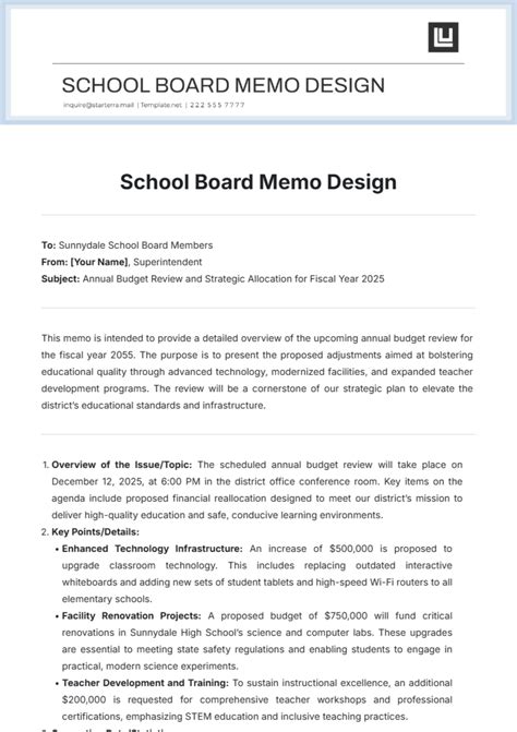 Free School Memo Templates To Edit Online And Print