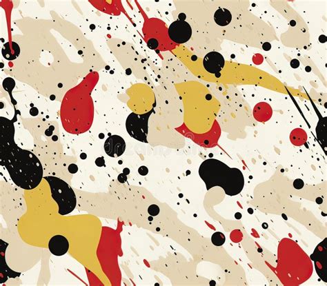 Spatter Fabric Pattern Seamless Pattern Stock Illustration