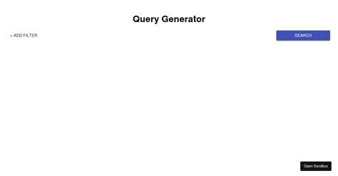 React Query Generator Codesandbox