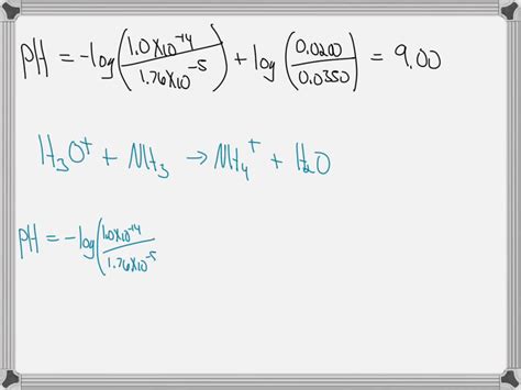 solved a 100 ml buffer solution is 0 0200 m nh3 and 0 0350 m nh4cl