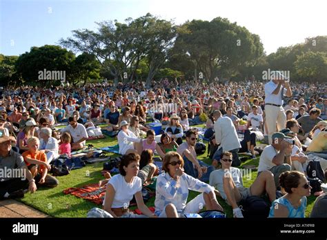 Crowds Watching Karen Zoid Perform At The Kirstenbosch Summer Concerts