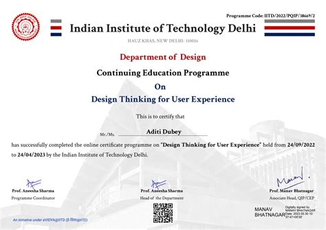 Aditi Dubey On Linkedin User Experience Certification