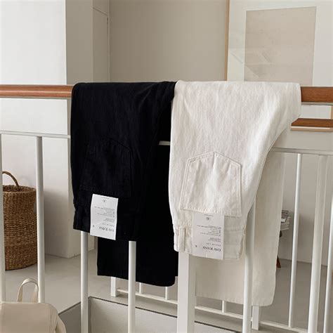 아뜨랑스 🔥아뜨데이 앵콜할인🔥 🚚부분당일발송 1만5천장 돌파 3사이즈기장선택 데이진 프리미엄 세미 와이드 코튼 팬츠 데이트룩나들이룩출근룩데일리룩면바지봄팬츠