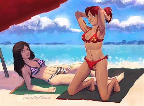 Beach Episode Cross Over By Owotodiuwu Hentai Foundry