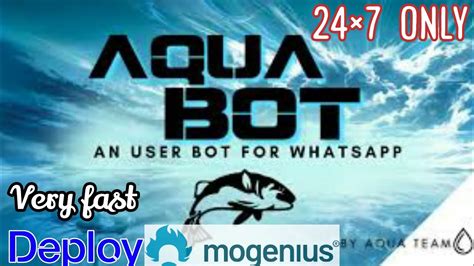 How To Deploy Aqua Bot On Mogenius🔥💗 Youtube