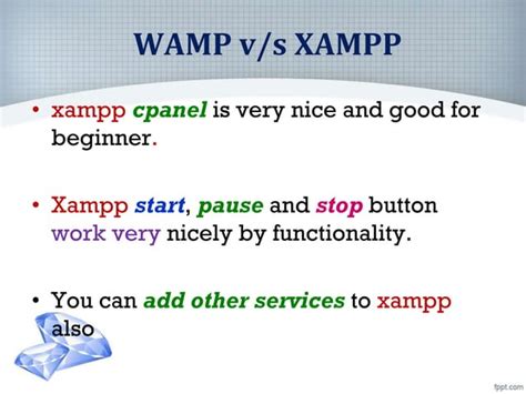 Difference Wamp And Xampp Pps