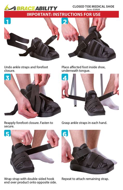How To Properly Wear A Medical Boot At Laura Hefley Blog