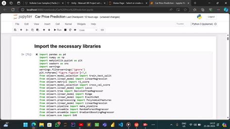 Adhiraj Ghosal On Linkedin Oasisinfobyte Internship Machinelearning Carpriceprediction