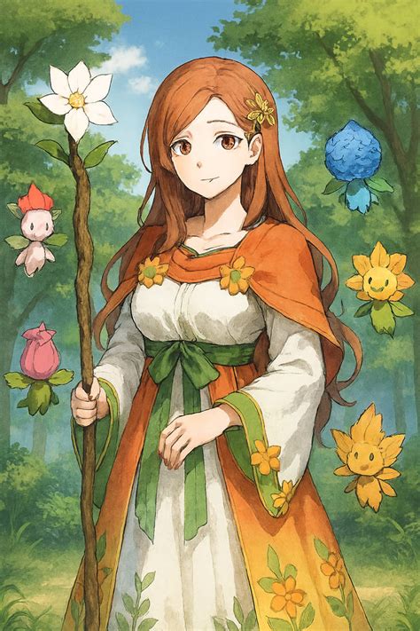 Orihime Inoue Garden Saint Of A New World By Dragonstar5730 On Deviantart