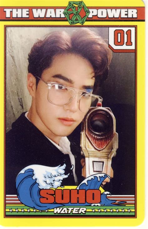 Kpop Scans Suho Exo The War The Power Of Music Photocard