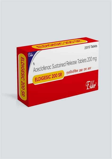 Aceclofenac Sustained Release Tablets 200 Mg At In Pune Id 2853277138055