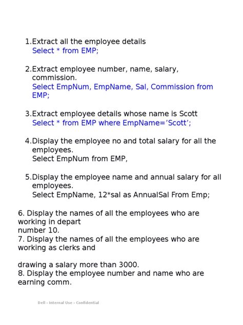 Sql Assignment Pdf Table Database Salary