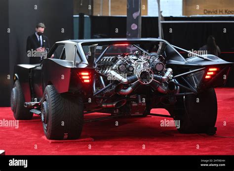A View Of The Batmobile At The Batman World Premiere On March 01