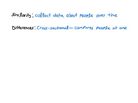 Solved What Are The Similarities And Differences Between Cross
