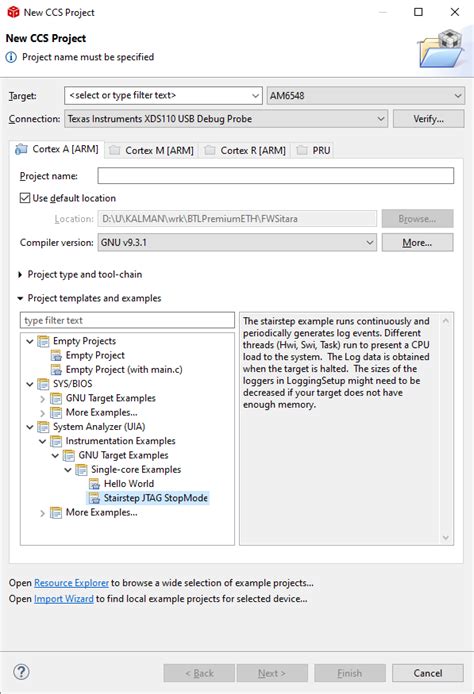 CCS AM6548 System Analyzer Example Code Composer Studio Forum Code Composer Studio TI