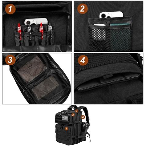 25l Small Gym Backpack Wcup Holders Black Lhi