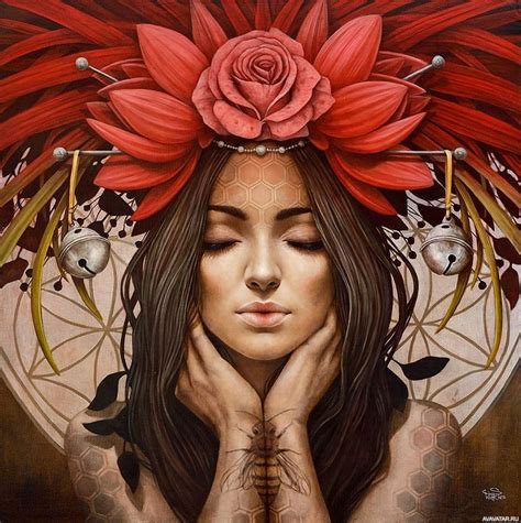 Девушки цветы закрытые глаза Картинка для аватарки 956x960px