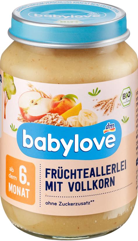 babylove Bio bébidesszert gyümölcsök teljes értékű gabonapelyhekkel, 6 ...
