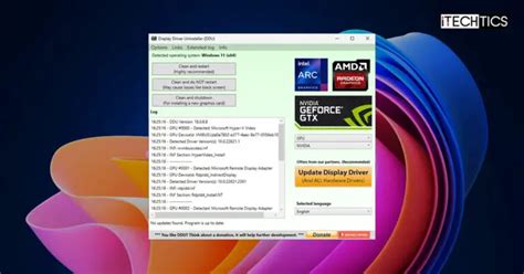 How To Use Display Driver Uninstaller For Clean Graphics Driver Installation On Windows