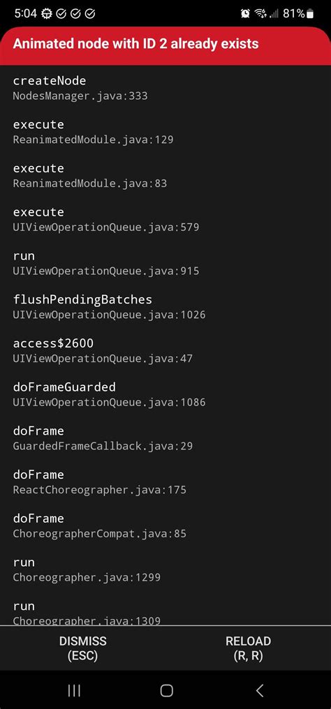 Error Message Issue AlexZajac React Native Skeleton Content GitHub