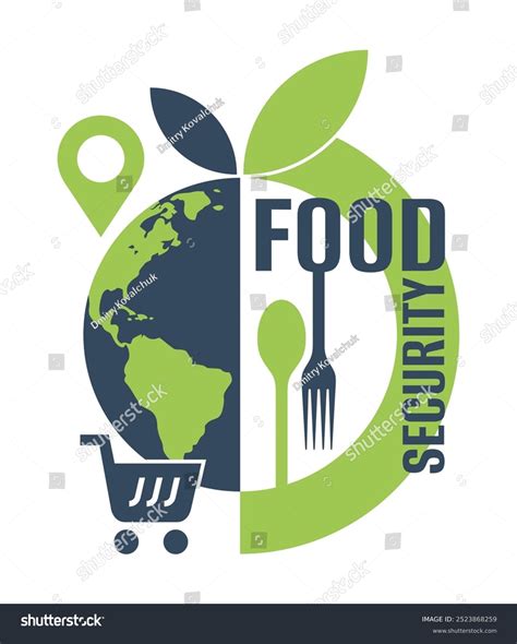 Food Security Strategy Availability Food Country Stock Vector Royalty