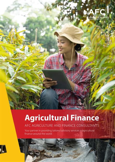 Mareike Decker On Linkedin Gopa Afc Agricultural Finance Brochure