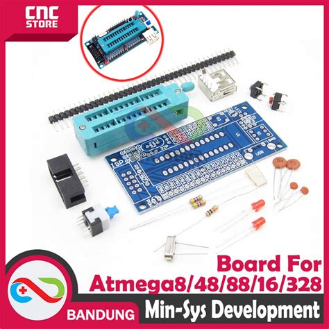 Jual Avr Isp Minimum System Development Board For Atmega8 Atmega328