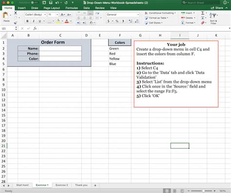 How To Create A Drop Down List In Excel In 60 Seconds Or Less