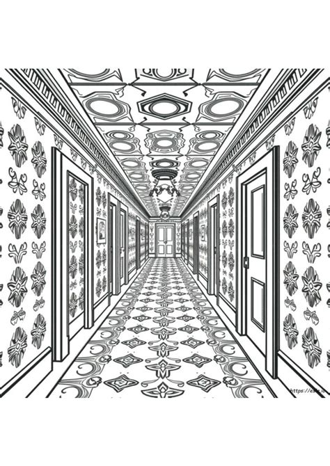 Backrooms Coloring Pages