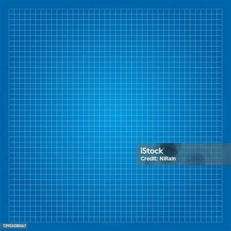 벡터 일러스트 레이 션 블루 플로팅 그래프 종이 그리드 배경 격자 사각형 그래프 선 텍스처 엔지니어링 용지 패턴 밀리미터 그래프 용지 그리드 템플릿입니다 건축에 대한 스톡