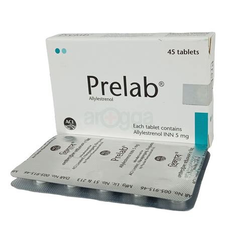 Prelab 5mg Tablet Arogga Online Pharmacy